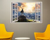 Legend Zelda Decal Zelda Sticker Playroom Wall Art Zelda Vinyl - Etsy