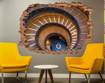 Abstract Staircase Wall Art - Etsy