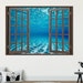Underwater Decal Sea World Wall Art Nature Sticker Ocean Print Seascape ...