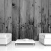 Wood Wall Mural Blue Home Decor Old Wood Artwork Textured Decal Self ...