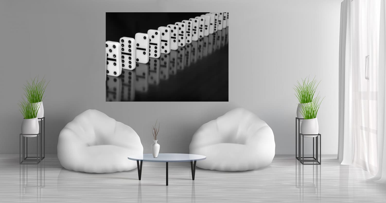 Domino Decal Dominoes Art Game Wall Sticker Playroom Prints - Etsy