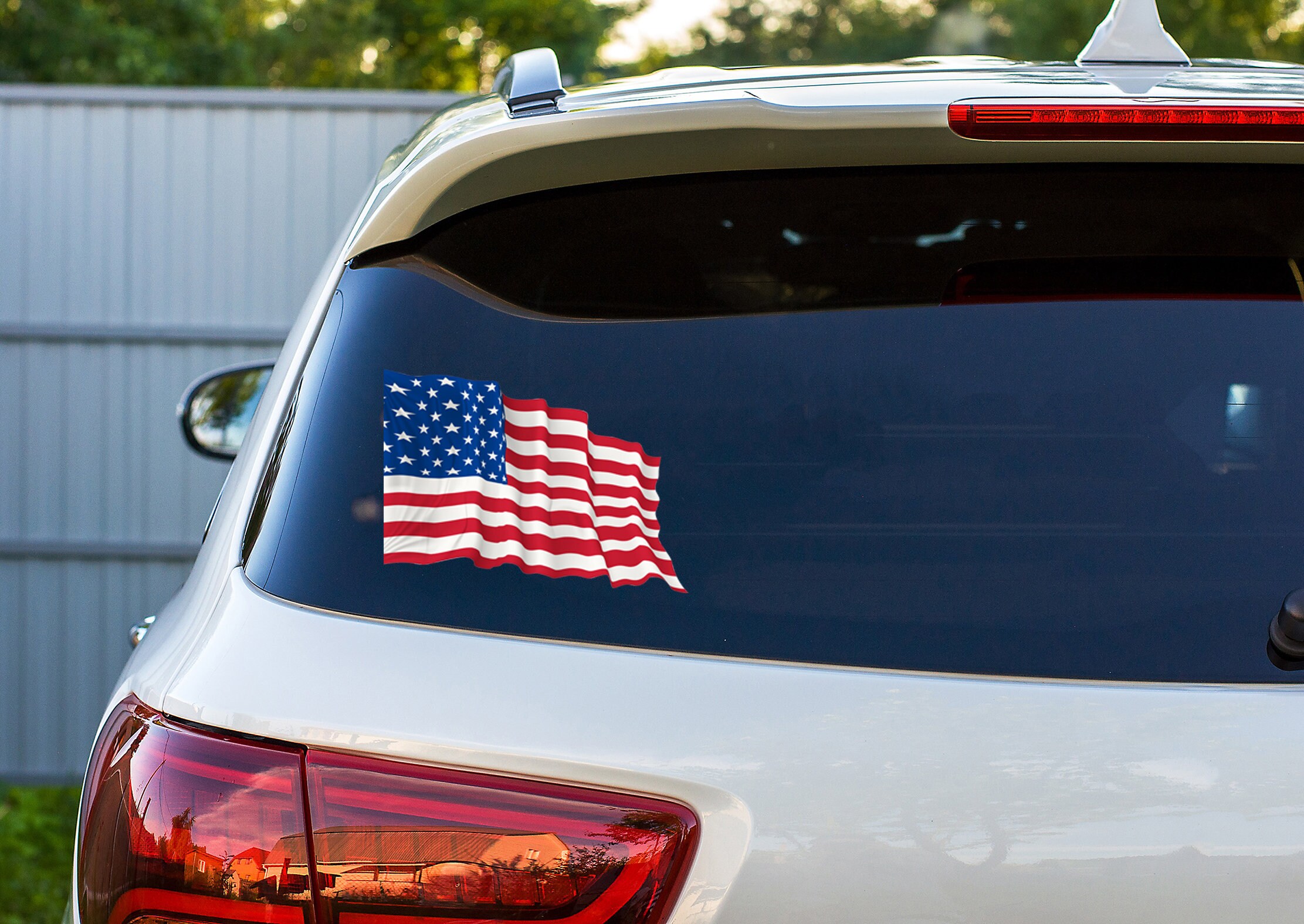 USA Flag Decal American Flag Decal Freedom America Art Star Stripes ...