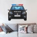 Police Car Decal Kids Car Vinyl Patrol Sticker Art Vinyl Home - Etsy