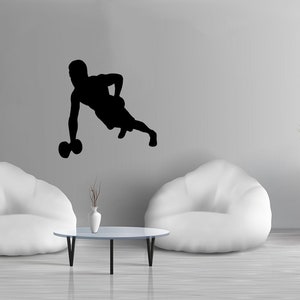 Gym Wall Decal Sport Print Gym Wall Sticker Motivational Wall Art Sport ...