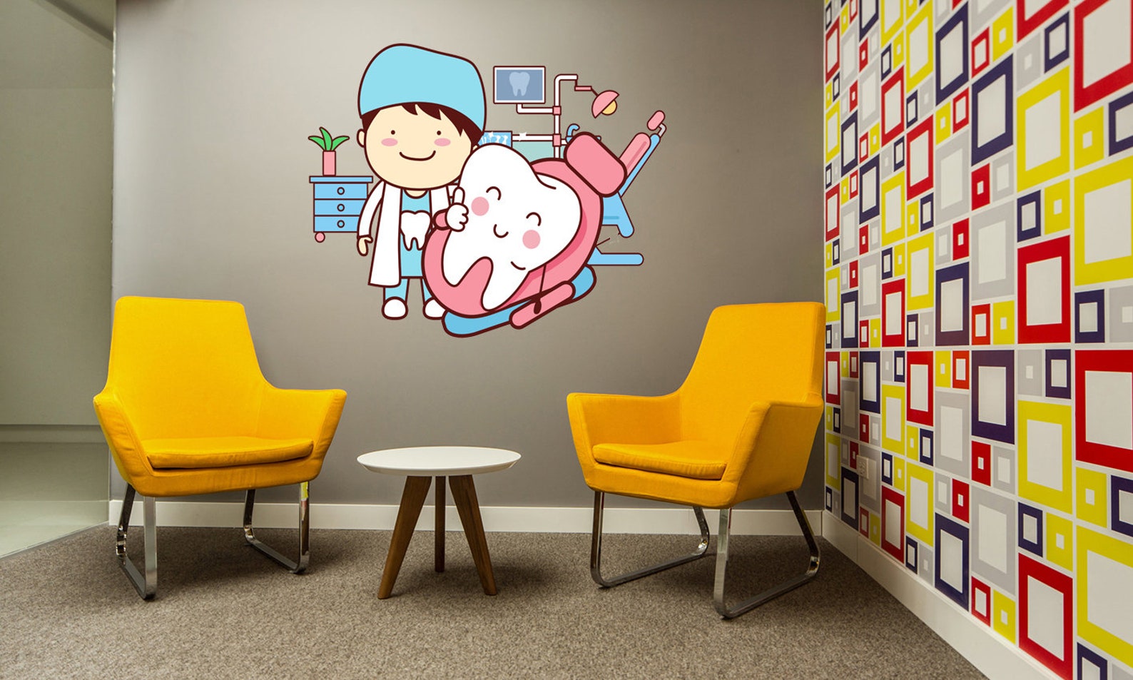 Dentist Wall Decal Baby Tooth Print Doctor Kids Art Nursery - Etsy