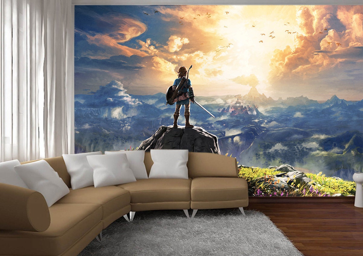 Legend Zelda Decal Zelda Sticker Playroom Wall Art Zelda Vinyl - Etsy