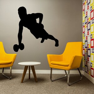 Gym Wall Decal Sport Print Gym Wall Sticker Motivational Wall Art Sport ...