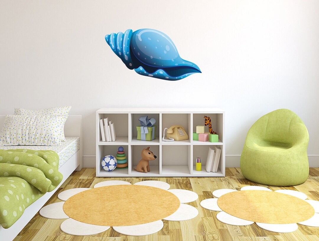 Shell Decal Sea Life Decal Marine Wall Decor Sea Shell Decal Underwater ...