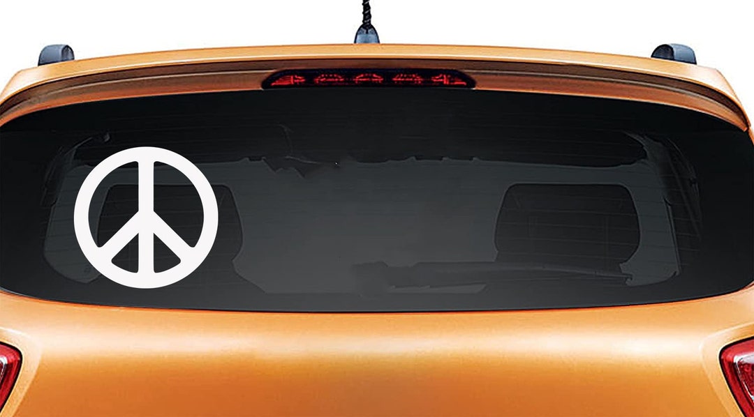 Peace Sign Sticker Peace Sticker Car Sticker World Peace Sticker Peace ...