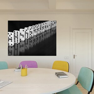 Domino Decal Dominoes Art Game Wall Sticker Playroom Prints Domino ...
