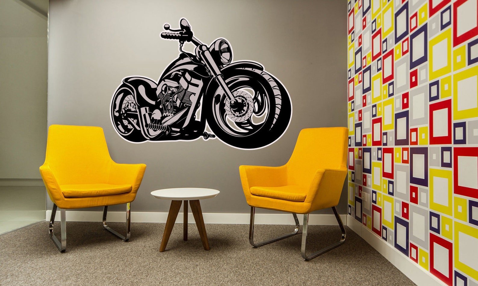 Motorcycle Decal Chopper Sticker Motorbike Gifts Transport - Etsy