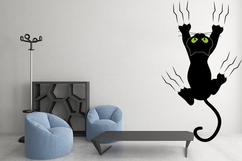 Cat Claws Decal Claw Sticker Claw Car Decal Danger Cat Sticker - Etsy