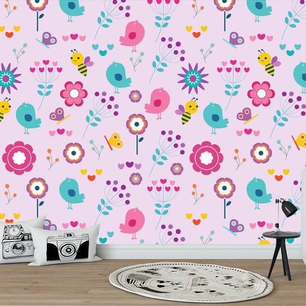 Childrens Wallpaper - Etsy