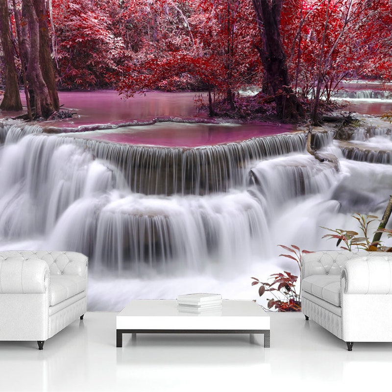 Waterfall Wall Decal - Etsy