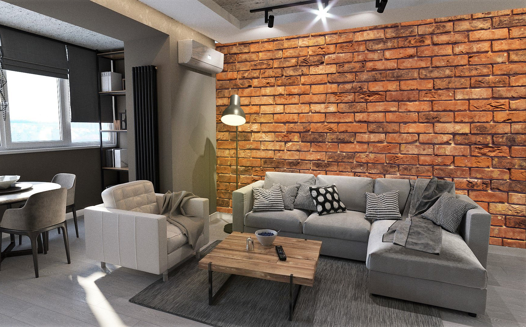 Peel and Stick Old Vintage Brick Wallpaper Stone Mural Realistic Brick ...
