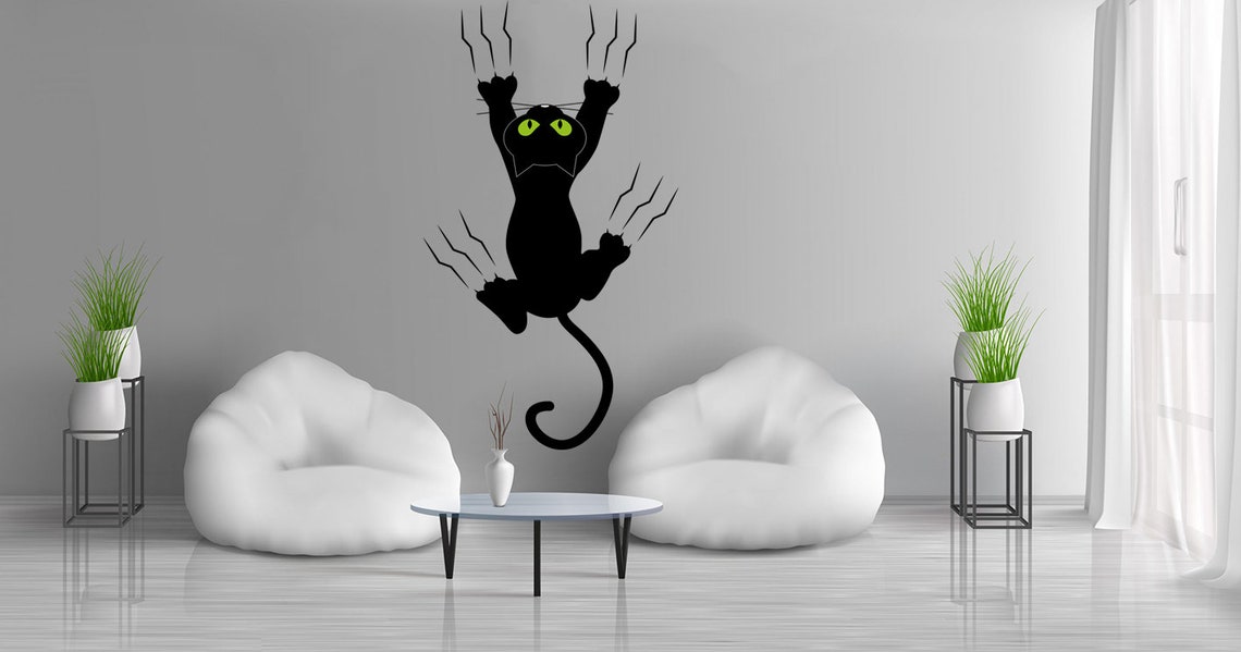 Cat Claws Decal Claw Sticker Claw Car Decal Danger Cat Sticker - Etsy