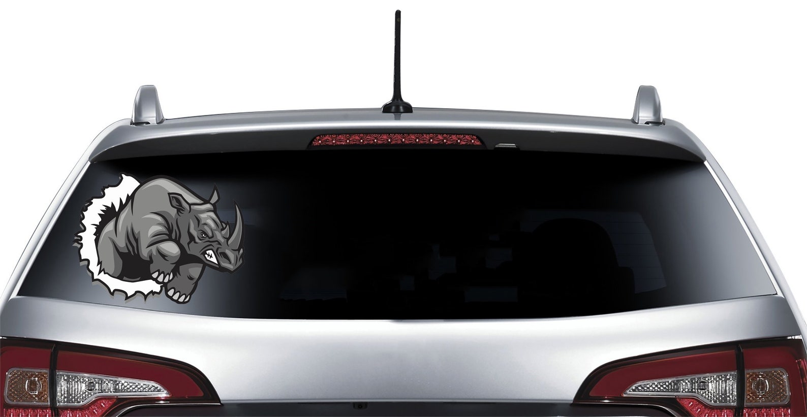 Rhinoceros Decal Animal Decal Rhino Sticker Kids Wall Decal - Etsy