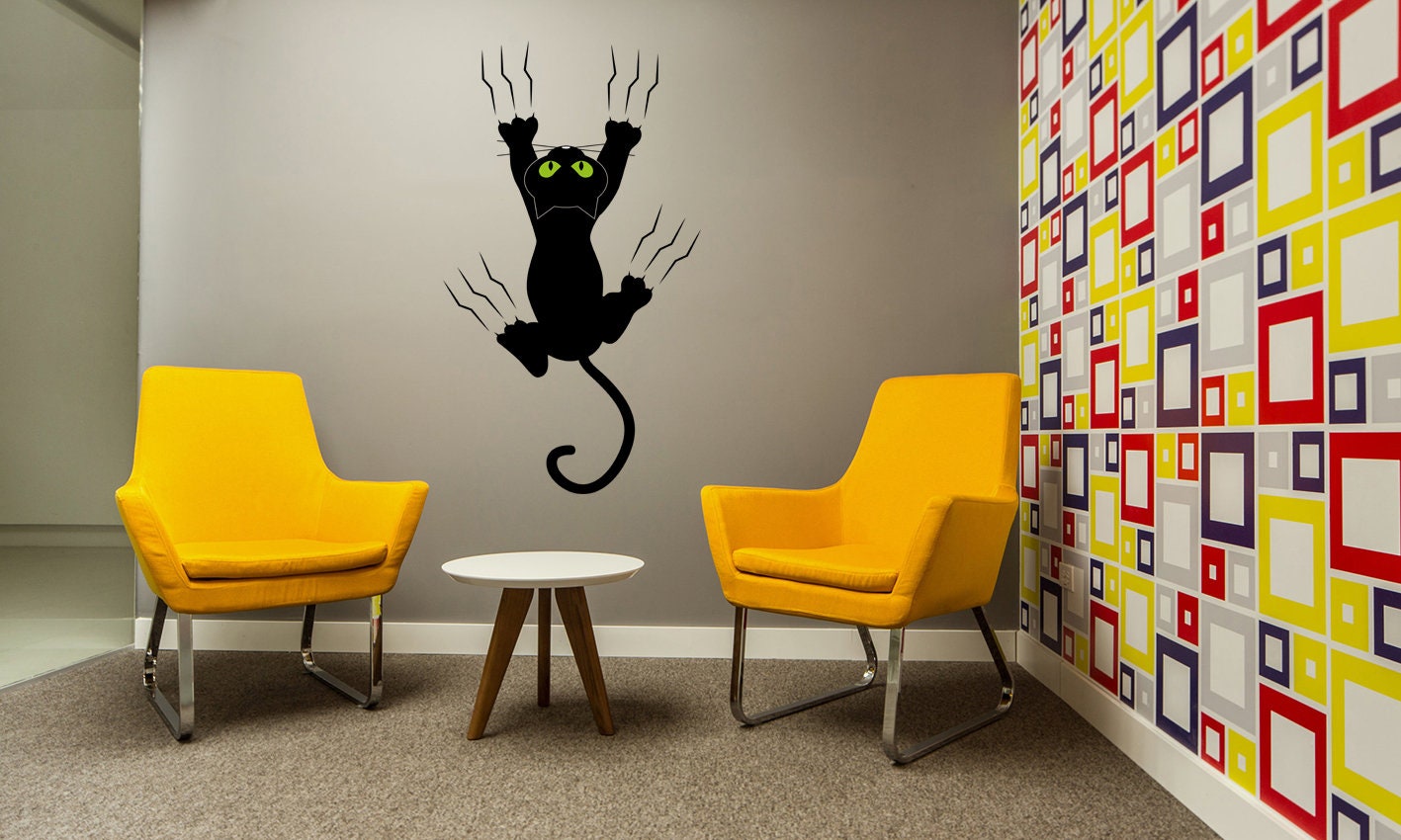 Cat Claws Decal Claw Sticker Claw Car Decal Danger Cat Sticker - Etsy