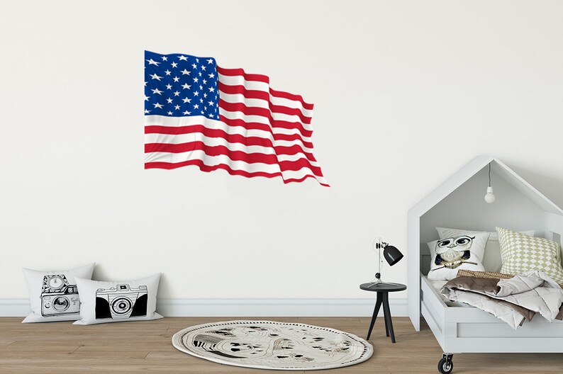 USA Flag Decal American Flag Decal Freedom America Art Star - Etsy