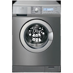 Dry Decal Drying Clothes Decal Laundry Room Decor Dry Sticker Laundry ...