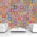 Square Wall Decal Geometric Wall Decal Shapes Wall Art Retro Mural ...