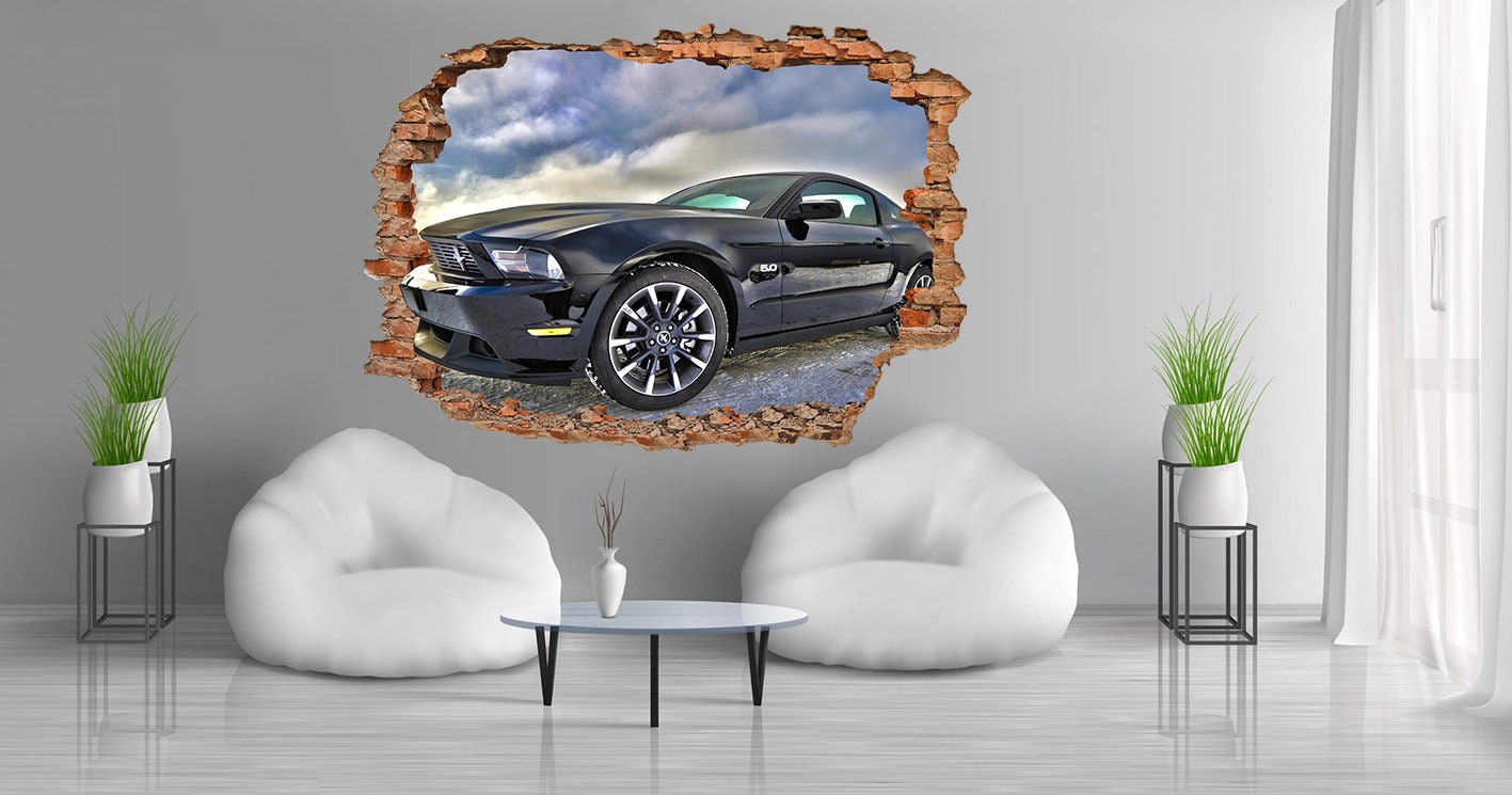 Black Car Decal Mechanism Photo Transport Artwork Racing Poster ...