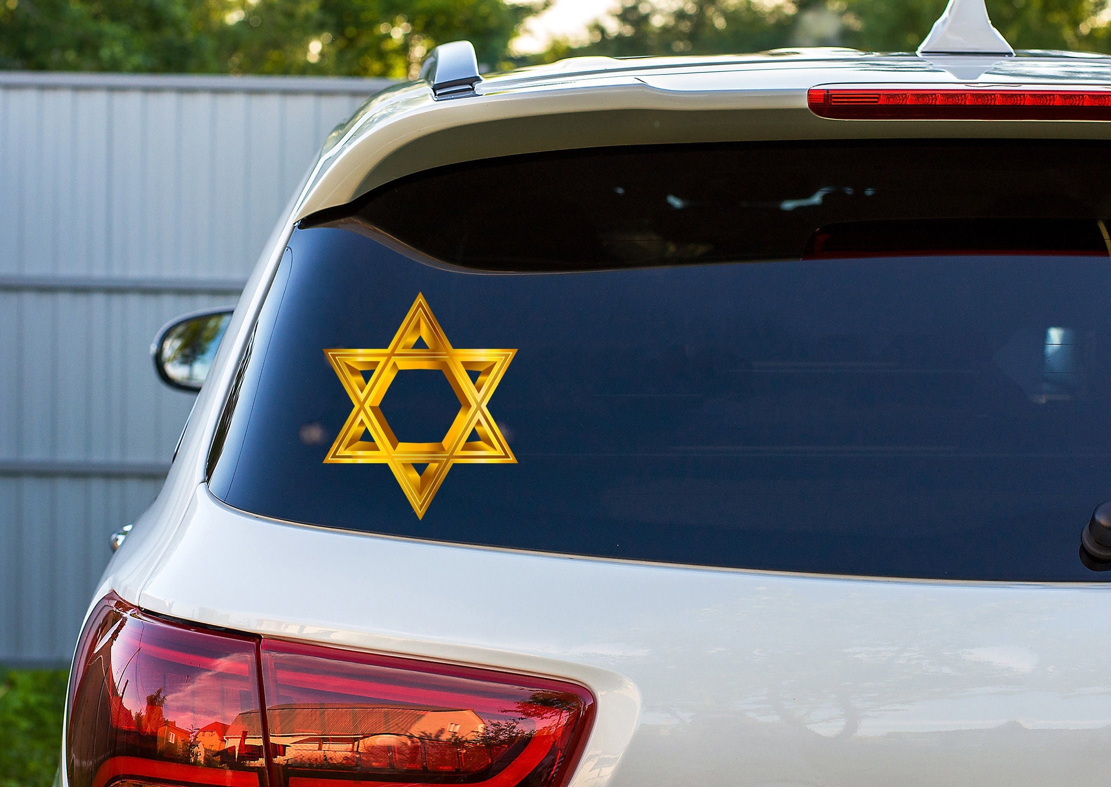 Star David Decal Jewish Star Decor David Car Decal Magen David Jewish ...