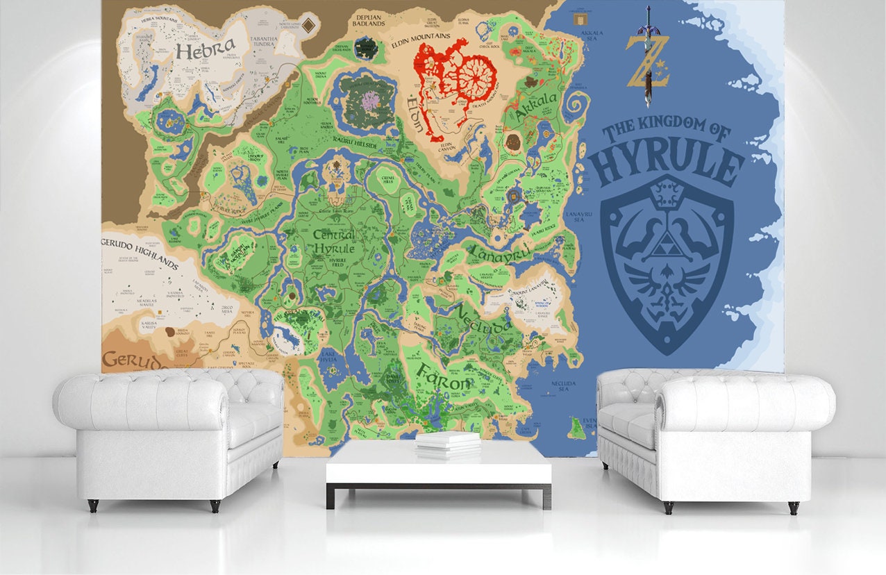 Hyrule Map Wallpaper