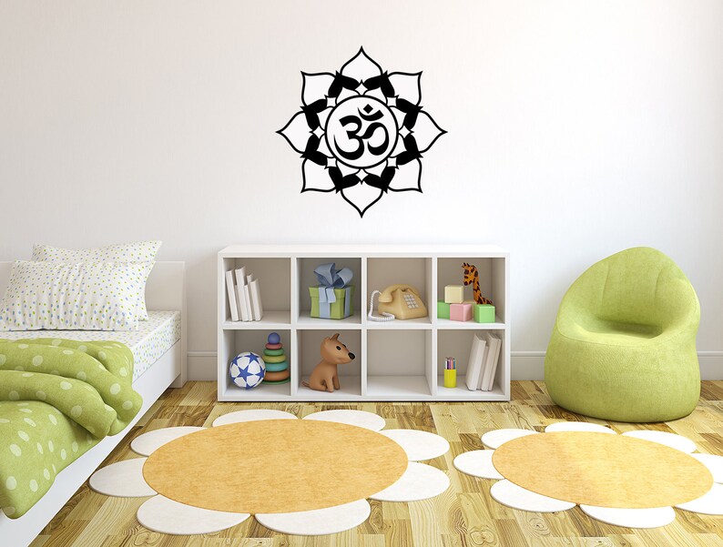 Mandala Sticker Om Symbol Sticker Spiritual Decal Aum Symbol - Etsy