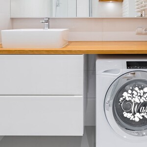 Washing Machine Decal Decals for Washer and Dryer Laundry Farmhouse ...