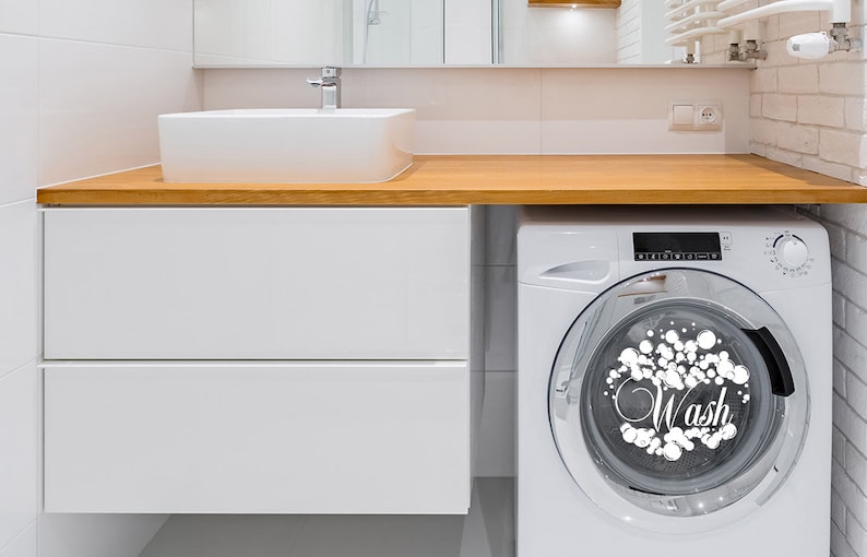 Washing Machine Decal Decals for Washer and Dryer Laundry Farmhouse ...