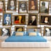Famous People of the World Wallpaper World Legends Faces Mural Portrait ...