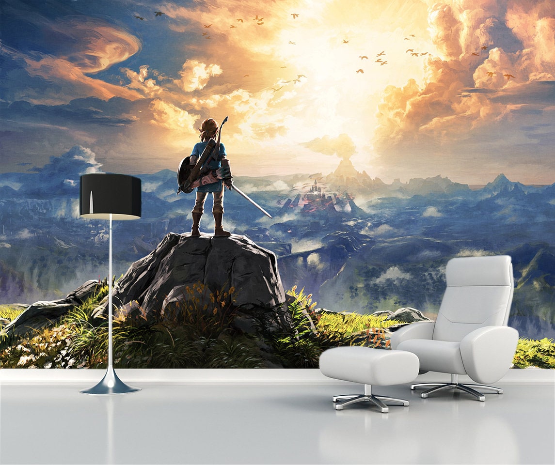 Legend Zelda Decal Zelda Sticker Playroom Wall Art Zelda Vinyl - Etsy