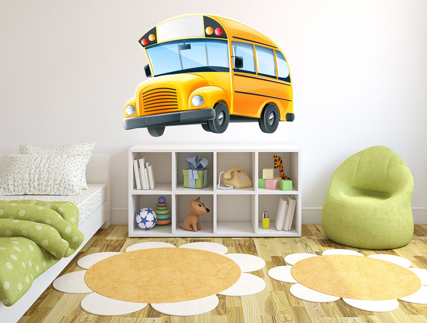 Yellow Bus Decal Transport Vinyl School Bus Print Machinery - Etsy