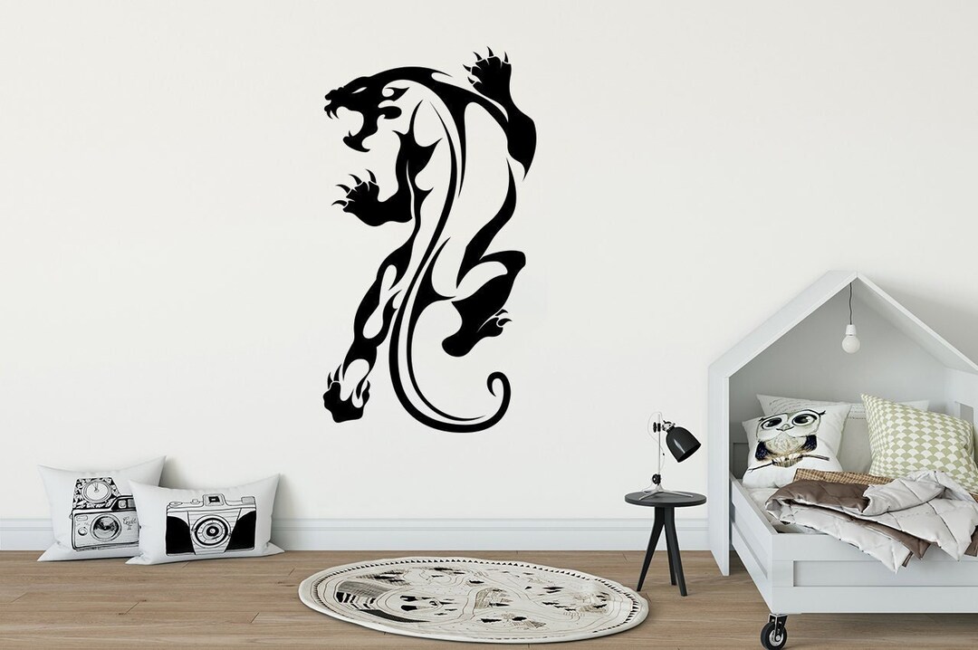 Jaguar Decal Wild Beast Decal Jaguar Sticker Animal Decal Jaguar Car Decal Big Cat Sticker ...