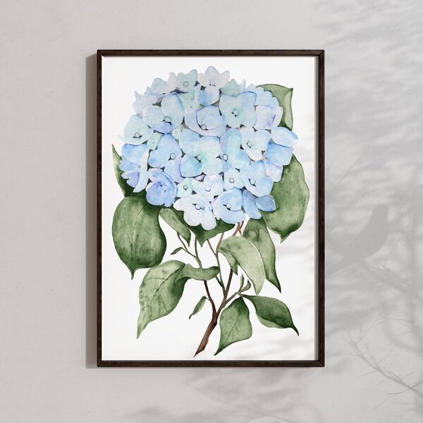 Hydrangea Print - Etsy