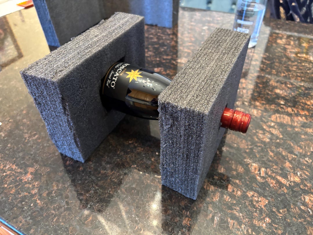 5packs Wine Bottle Shippers Packing Foam Insert, Bottles of Wine Will ...