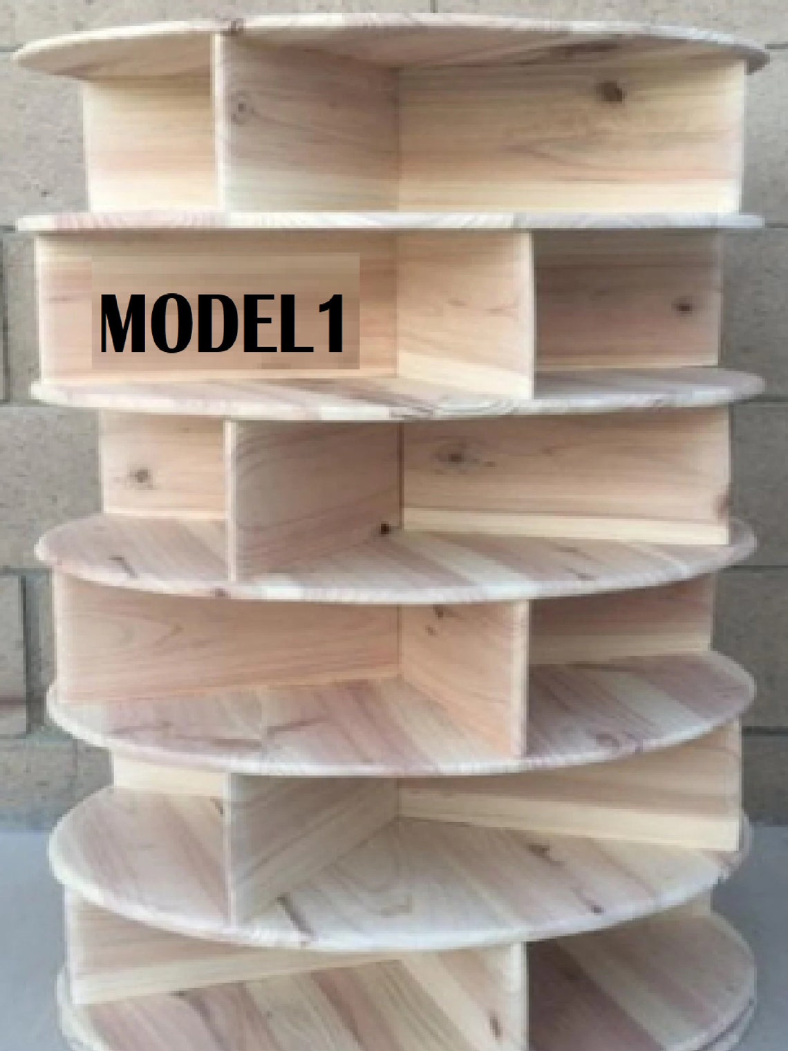 Wooden Rotating Shoe Rack turntower Custom Sizes - Etsy