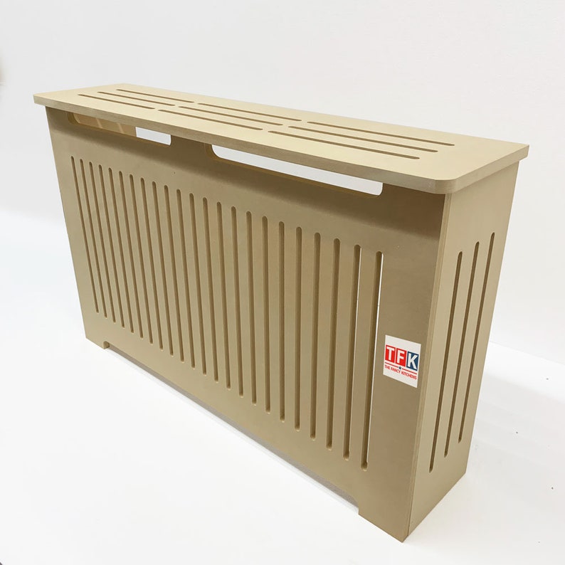MDF Radiator Cover-md7 Unfinished-9 Depth With Ventilation Holes on ...