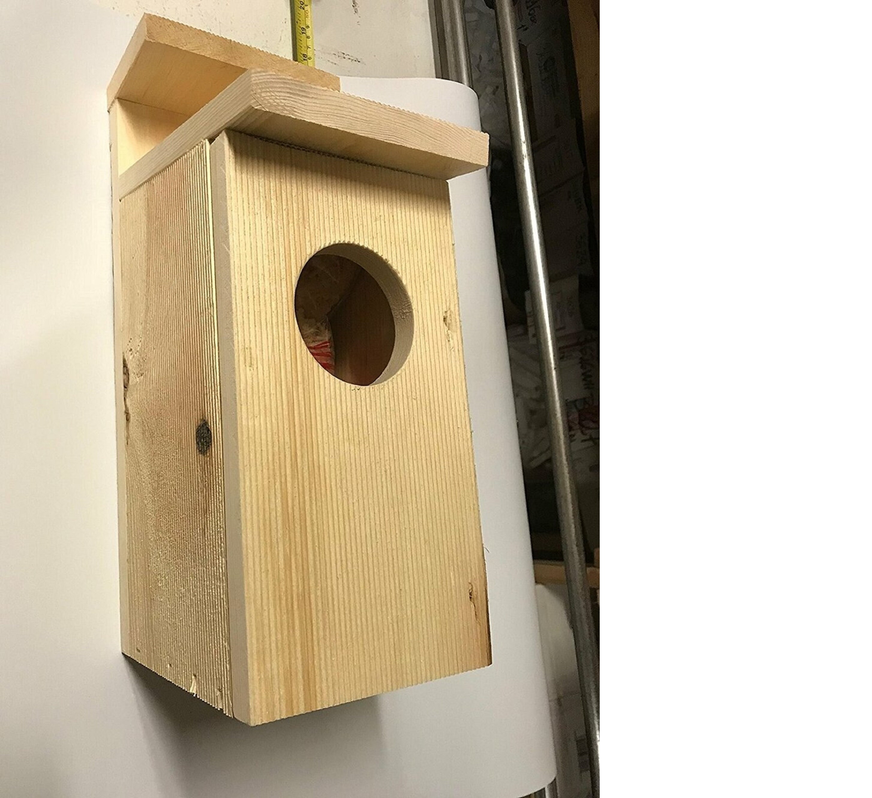 Bird House American Kestrel Nest Box Bird House 2-4" Hole Solid ...