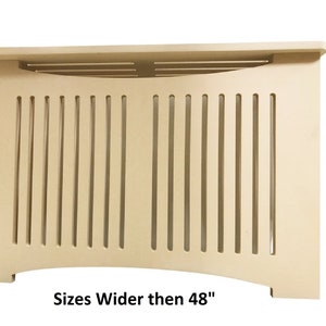 MDF Radiator Cover MD13 , Unfinished - 9" Depth With Cut Out for ...