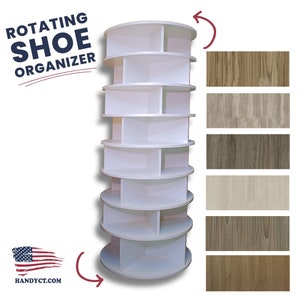 MD2 360 Rotating Shoe Rack Organizer by "overboard" Garage Tool ...