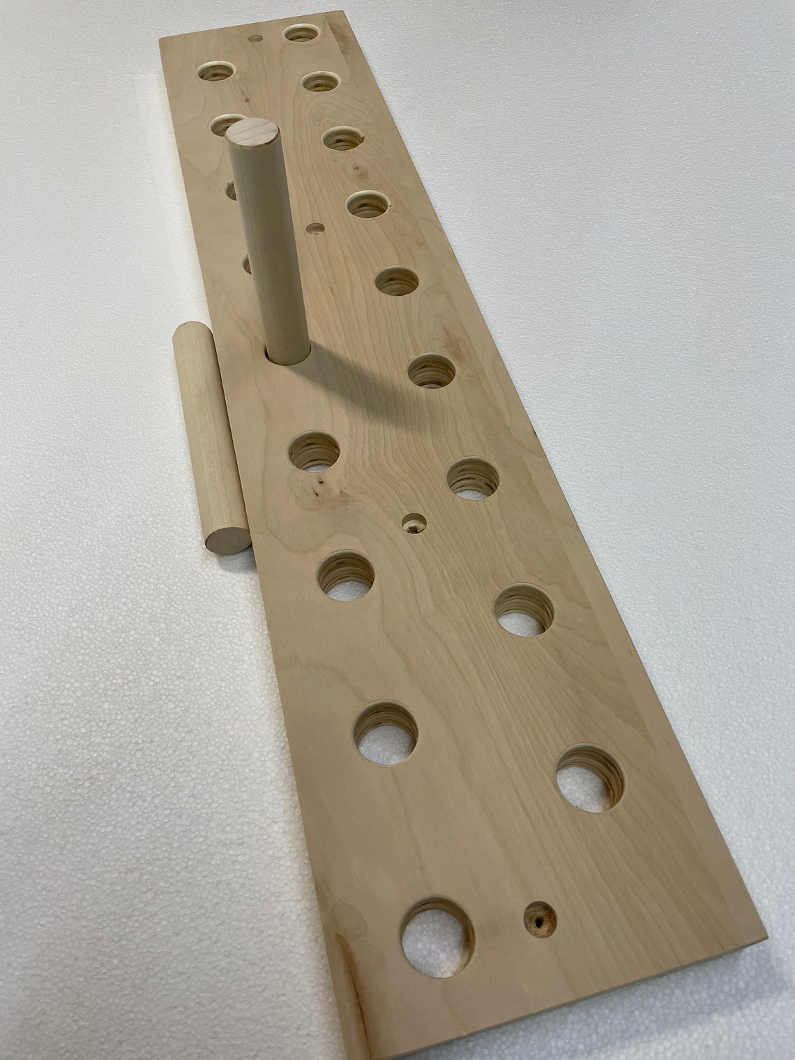 Sport Climbing Peg Board, "isaac" Gym PEGBOARD CLIMBER 1.5" Thick Birch ...