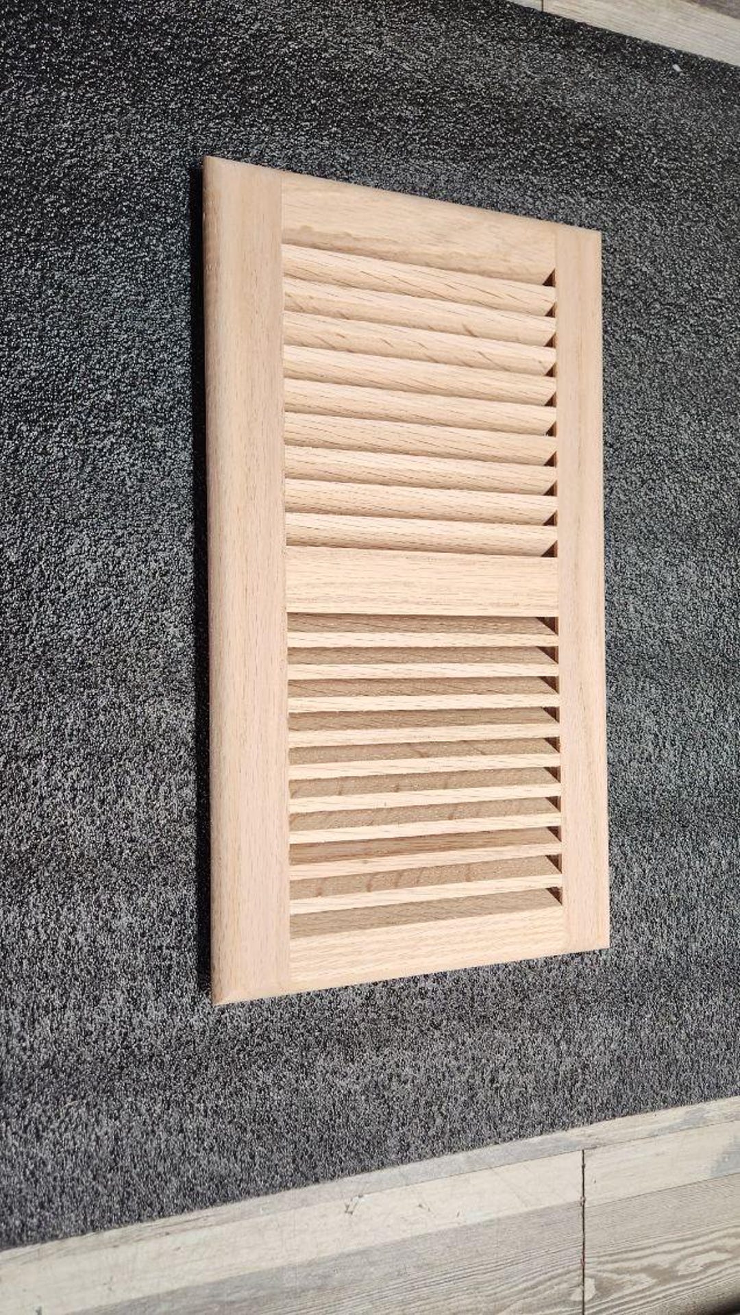 Oak Maple, Cherry Wood Floor Wall Vent Register, "mario" Choose Size by ...