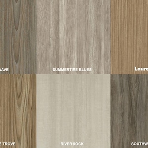 SET of Basic or Modern Melamine SAMPLES for Custom Made Melamine Closet ...