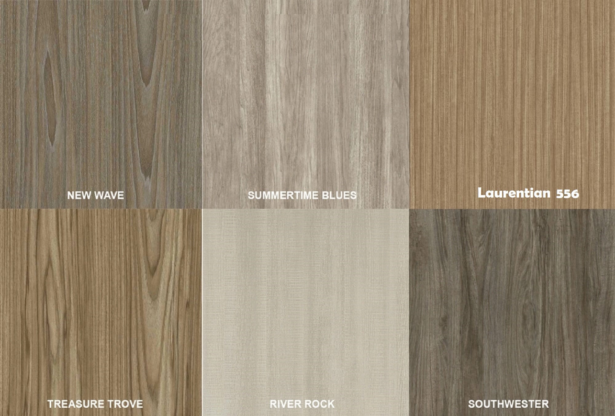 SET of Basic or Modern Melamine SAMPLES for Custom Made Melamine Closet ...