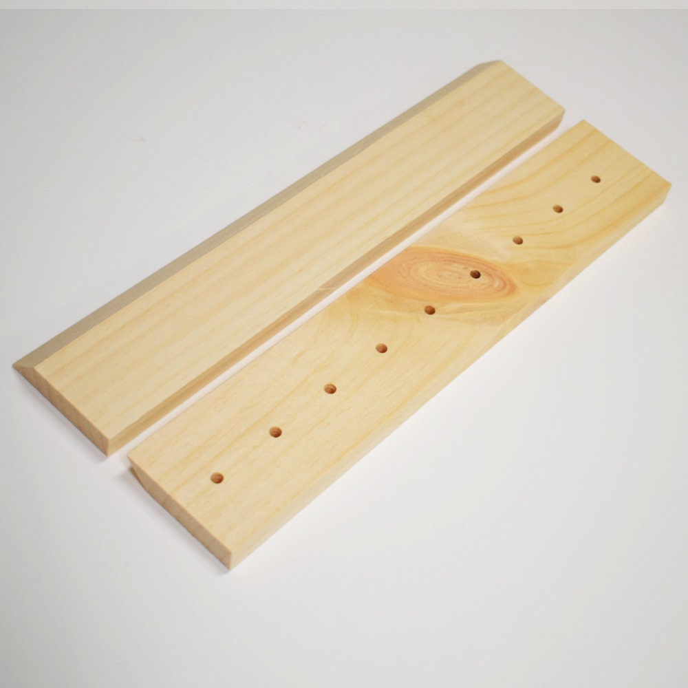 3/4" Thick Solid Wood French Cleats 1 Complete Set, Choose Length and ...