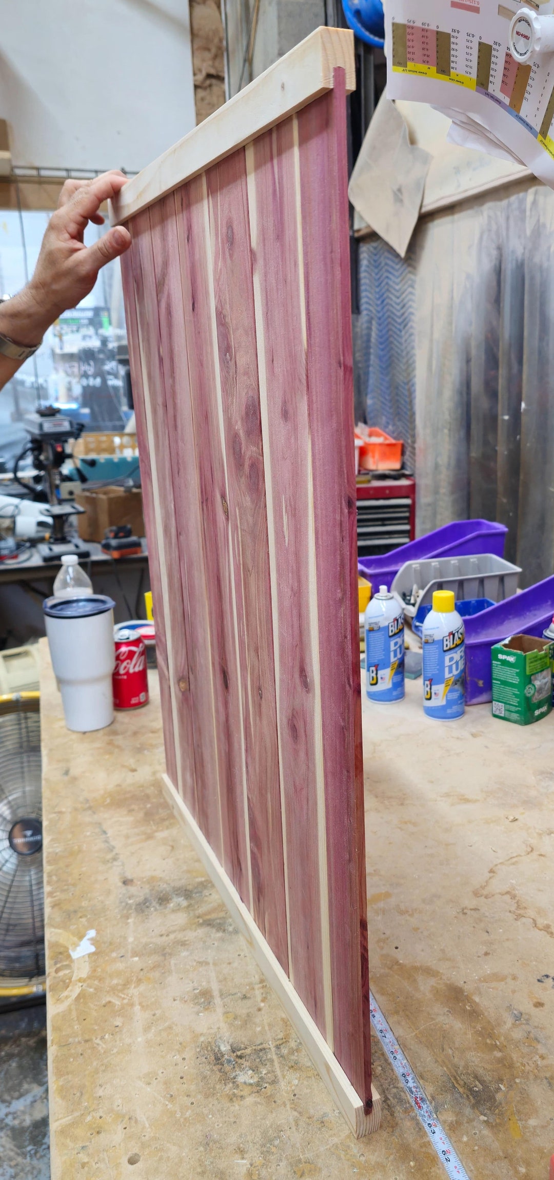 Real Cedar Wood Set of 1 Vertical Divider MD1 for Kitchen Cabinet ...