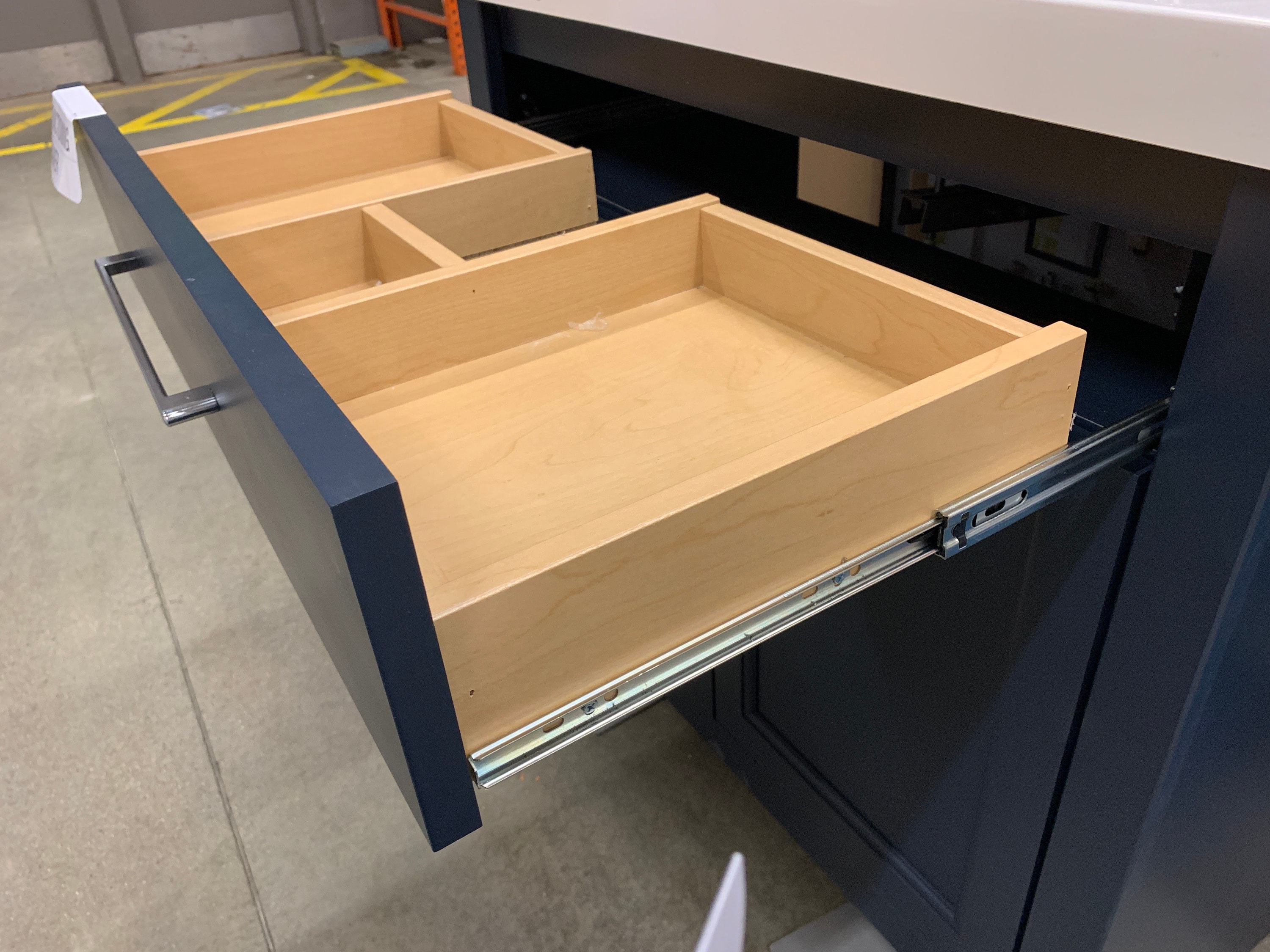 Sink Tandem U Shape Drawer With Soft Close Side Mounted Slides ...