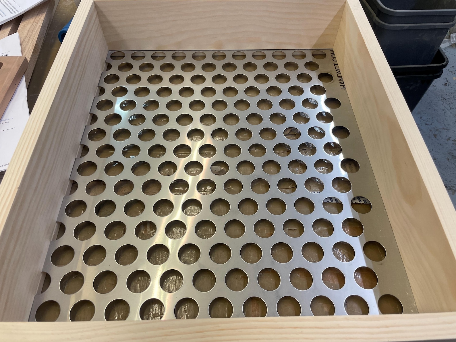 Fruit Vegetable Vented Storage Drawer 4-16"h,perforated Stainless 1"d ...